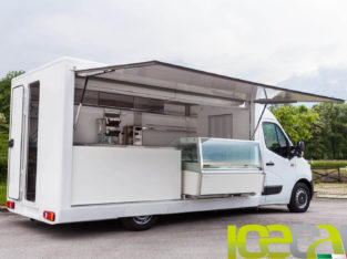 Ice Cream Platform Van - Customised Set ups Icecar Belluno